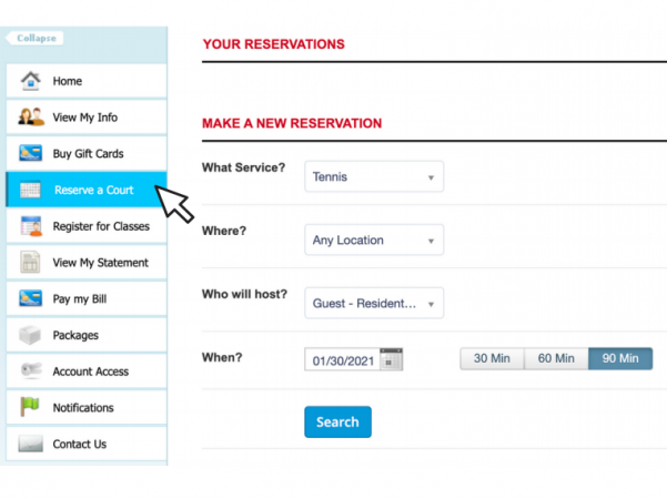 How to Reserve a Court & Register for Classes - Lifetime Activities San ...